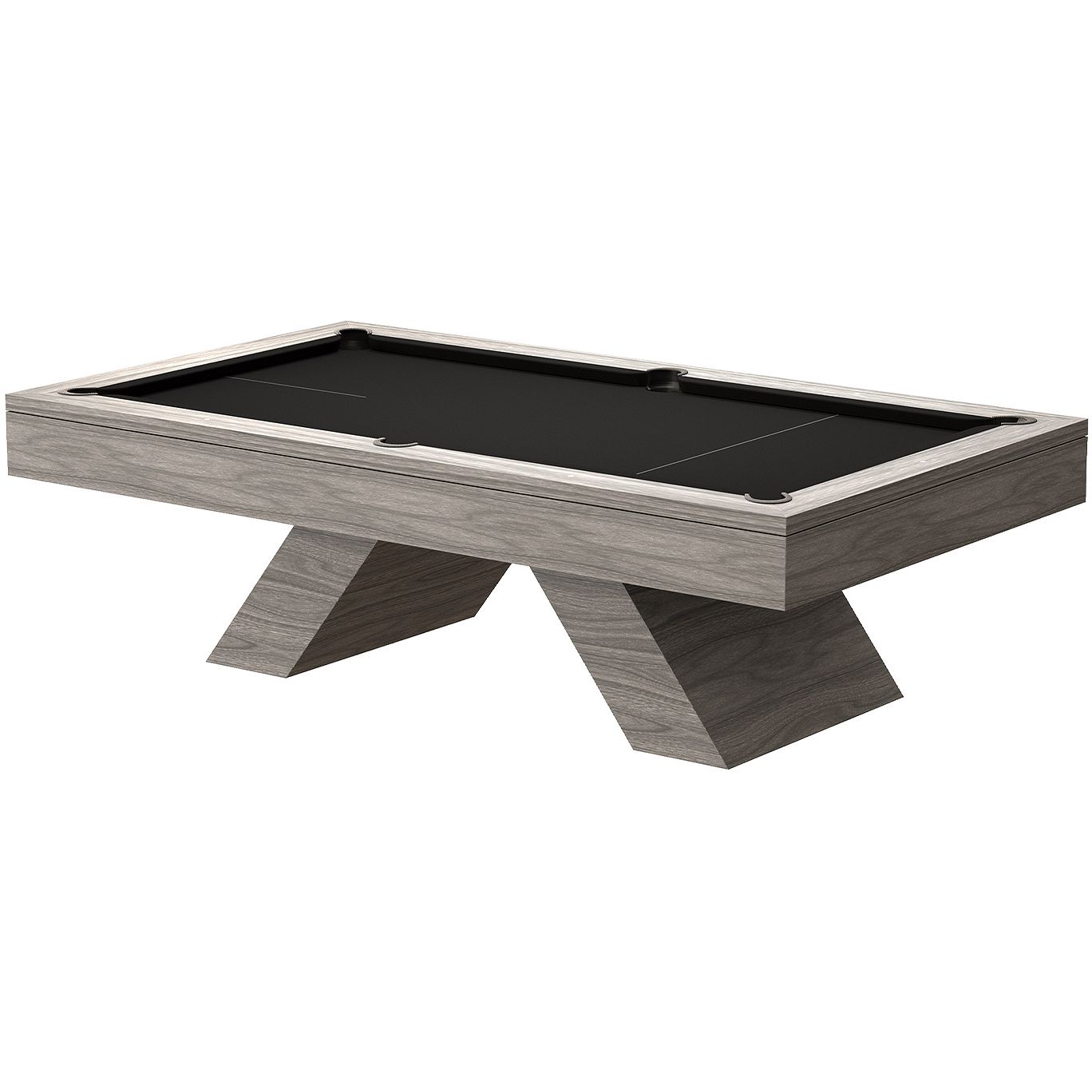 Bilhares Carrinho Chi Modern Billiard Table | Ash Wood Grey Finish | 8 ...