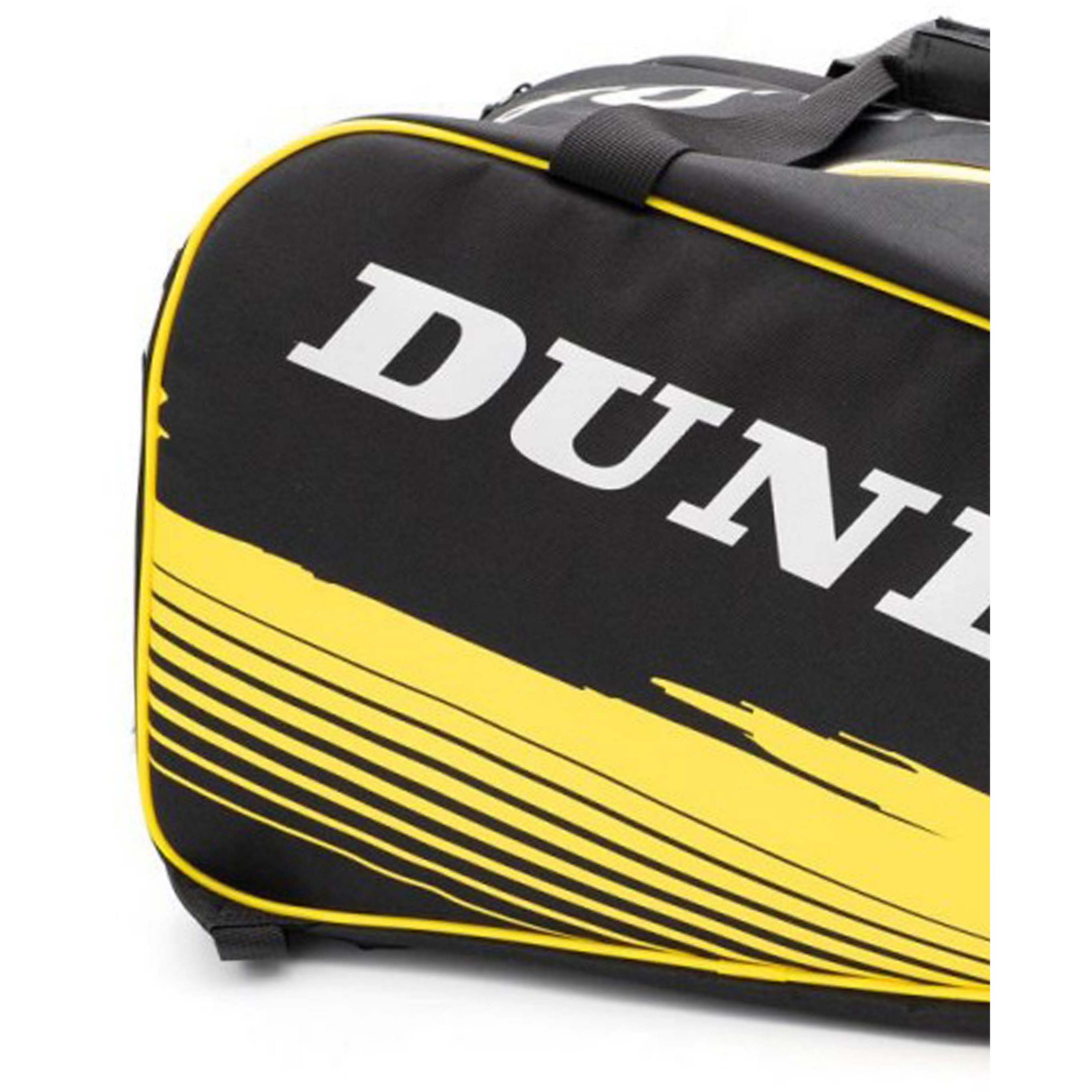 Dunlop Paletero Club Series Padel Bag | Black Yellow | Active Fitness Store
