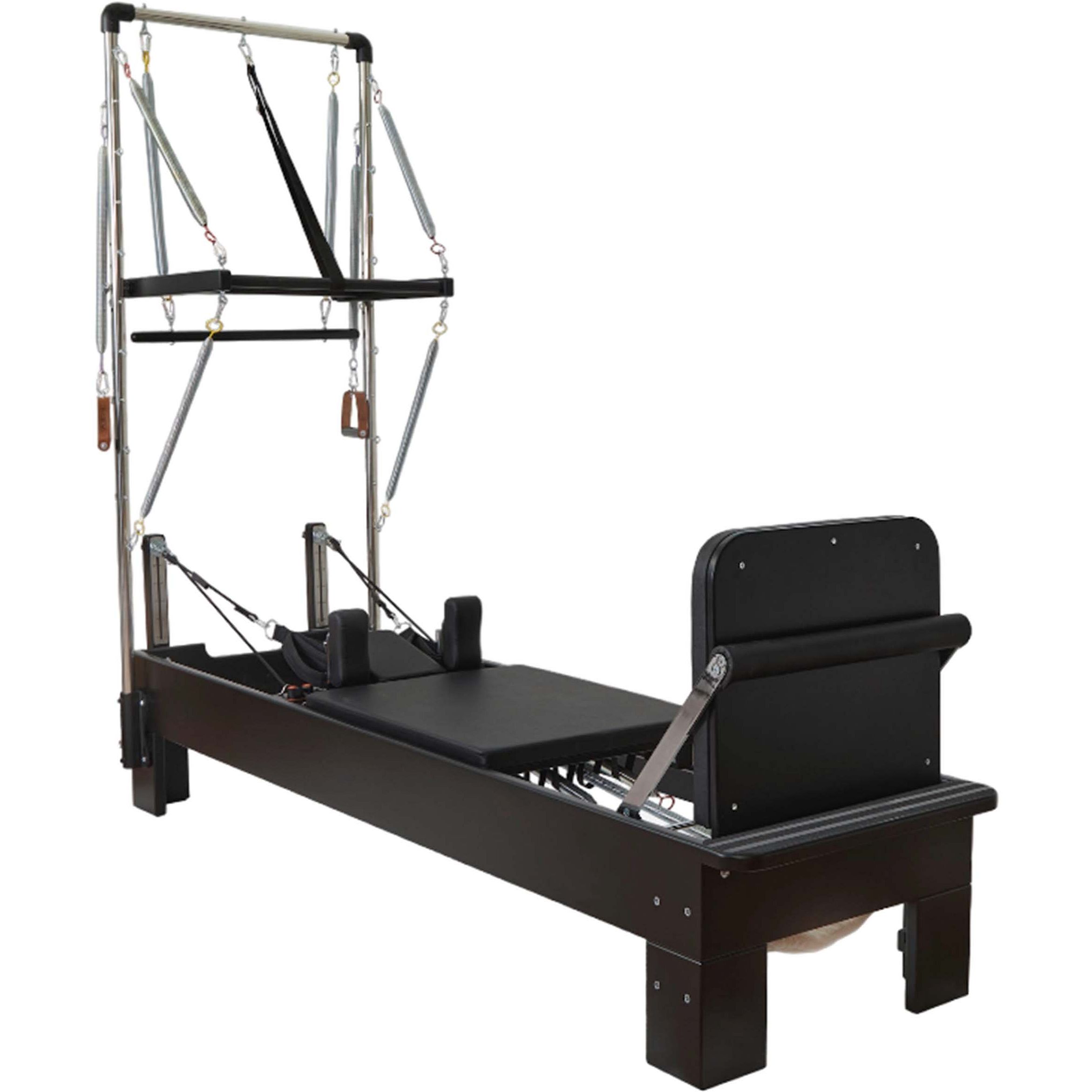 Pilates Academy Reformer With Tower | Black | Active Fitness Store