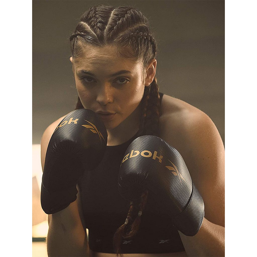 Reebok Fitness Boxing Mitts - Black Gold | Active Fitness Store