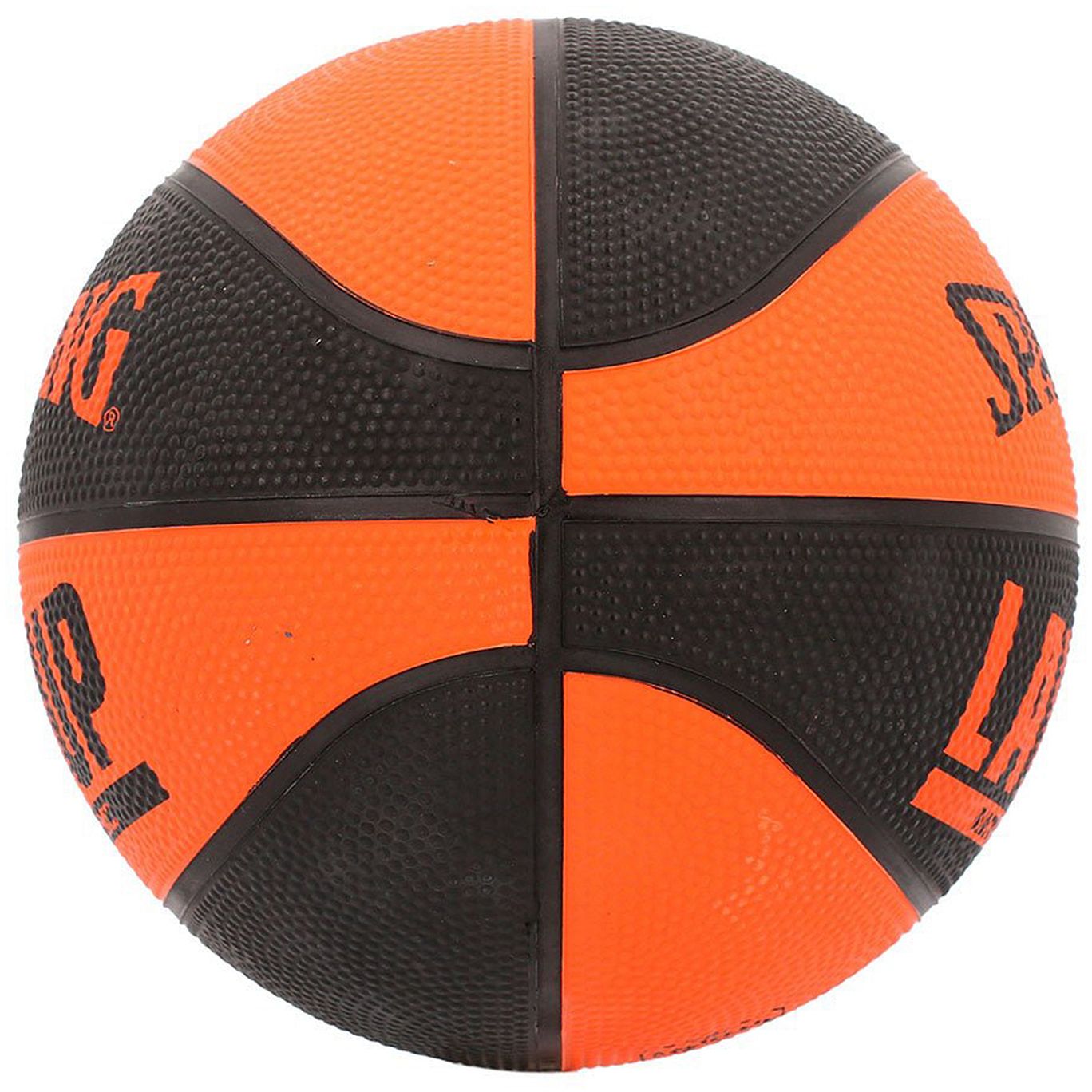 Spalding Lay Up SZ7 Rubber Basketball | Orange Black | Active Fitness Store
