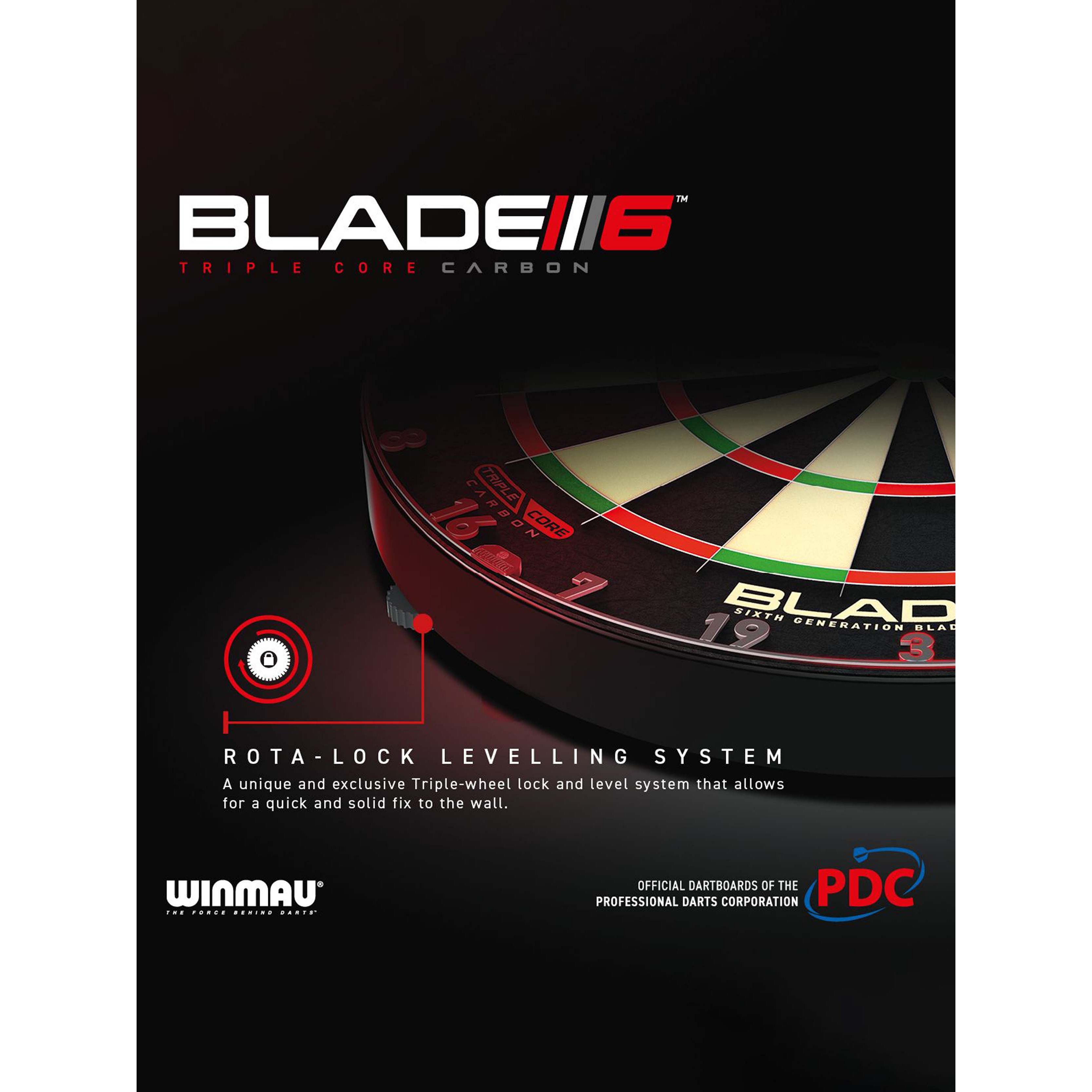 Winmau Blade 6 Triple Core Dartboard | Active Fitness Store