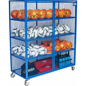 Dawson Sports Deluxe Storage Shelving Cage | 140 x 60 x 150cm | Active ...