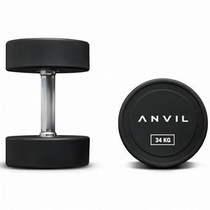 Anvil Rubber Round Dumbbell - Pair | Active Fitness Store