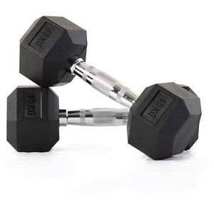 Anvil Rubber Hex Dumbbell | 2.5 Kg - 25 Kg set | Active Fitness Store