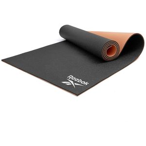 Reebok Fitness Double Sided 6mm Yoga Mat - Black/Desert Dust | Active ...